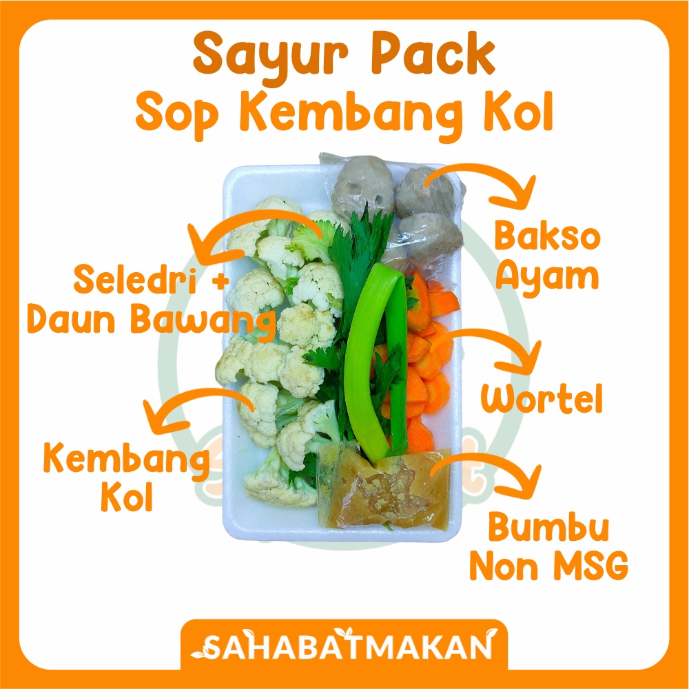 Jual Sop Kembang Kol - Sayur Pack / Sayur Prep / Sayur Instant ...