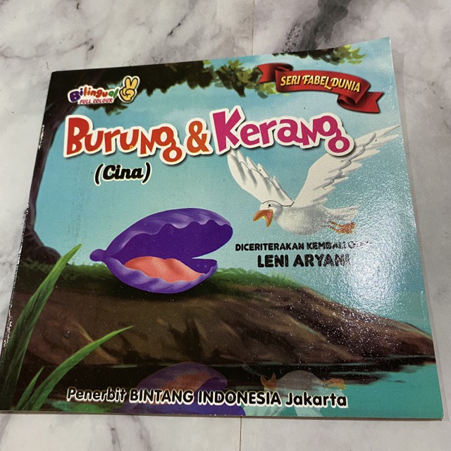 Jual Burung dan kerang buku cerita anak bilingual indonesia inggris ...