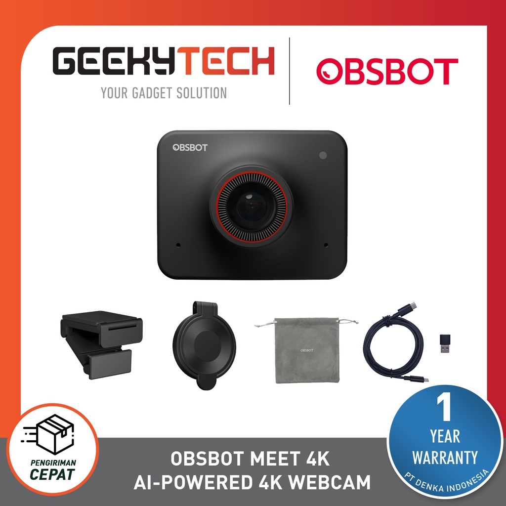 Jual OBSBOT Meet 4K AI-Powered Webcam Conference Camera | Shopee Indonesia