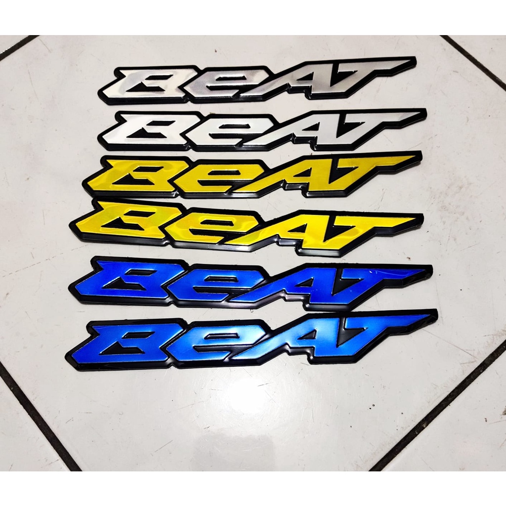 Jual EMBLEM BEAT TIMBUL LOGO BEAT BUKAN STIKER ATAU STICKER TIMBUL ...
