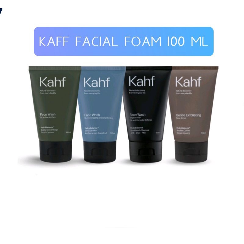 Jual Kahf Facial Foam Dan Face Scrub 100ml | Shopee Indonesia