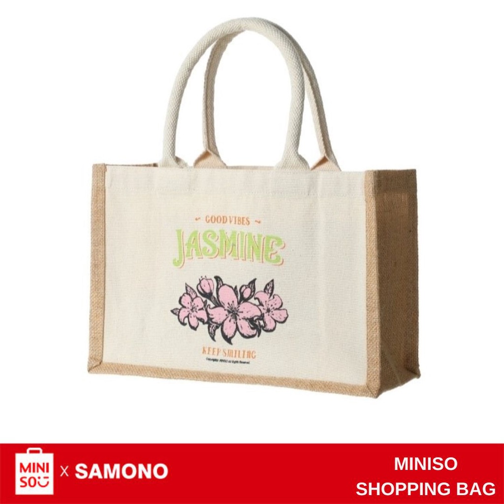 Jual MINISO Shopping Bag Collection Happiness Series | Shopee Indonesia