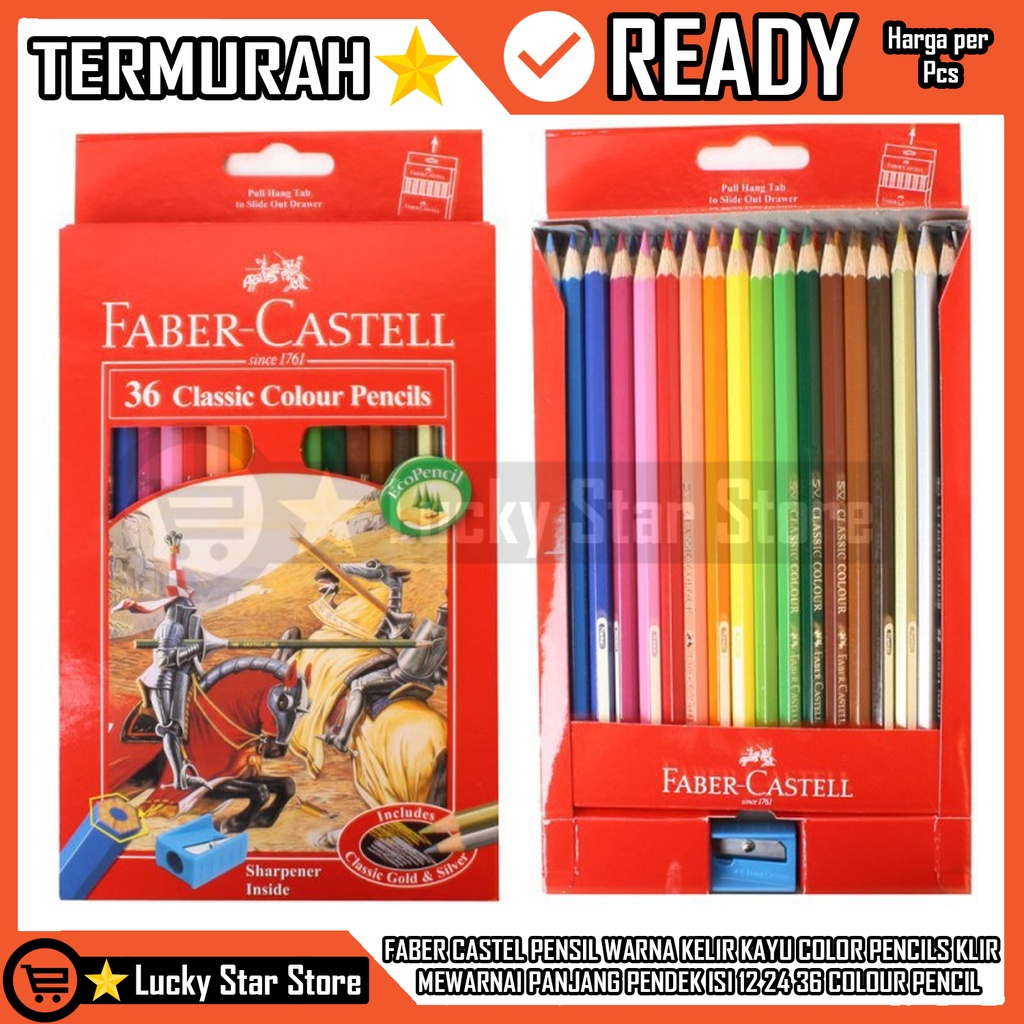 Jual Pensil Faber Castel Warna Castell Classic Color Pencil Pencils ...