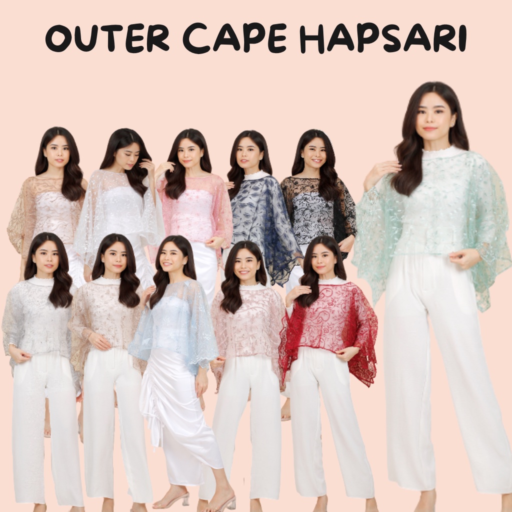 Jual OUTER CAPE HAPSARI KONDANGAN MURAH OUTER SIMPLE | Shopee Indonesia