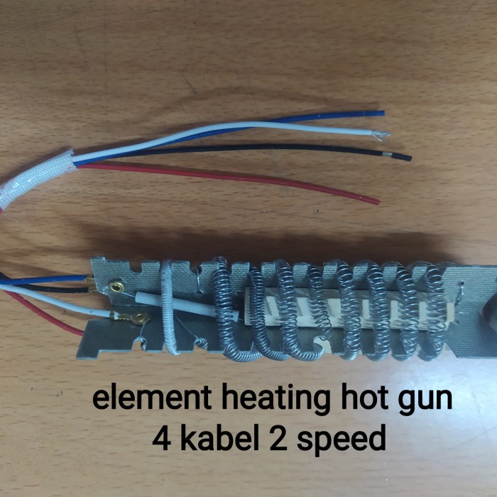 Jual Hotgun Element Heating Hot Gun 4 Kabel 2 Speed | Shopee Indonesia