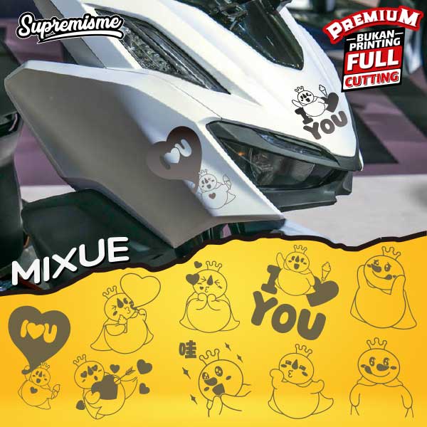 Jual Stiker Emoji Mixue / Sticker Maskot Mixue / Stiker Viral Karakter ...