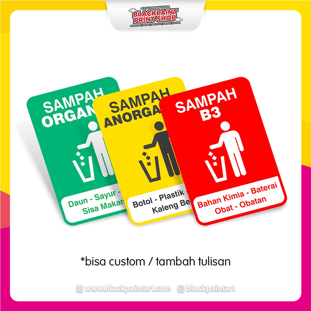Jual Stiker Buang Sampah | Shopee Indonesia