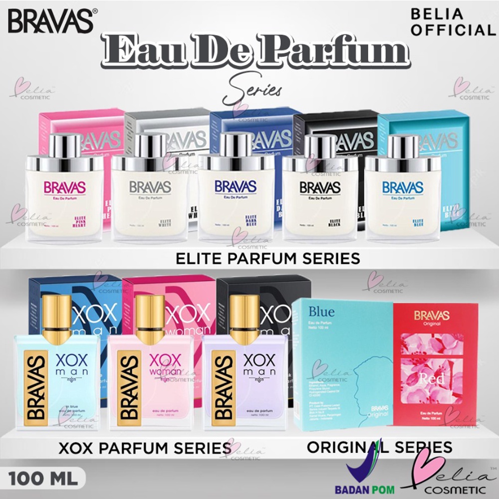 Jual BELIA BRAVAS Parfum Series | Elite Parfum | Original Parfum | XoX ...
