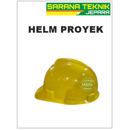 Jual HELM PROYEK / SAFETY HELMET WARNA KUNING PEMUTAR MC TECH | Shopee ...