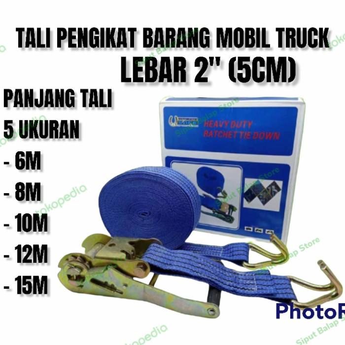 Jual TALI PENGIKAT BARANG MOBIL TRUCK CARGO LASHING 2 INCH 6 8 10 12 15 ...