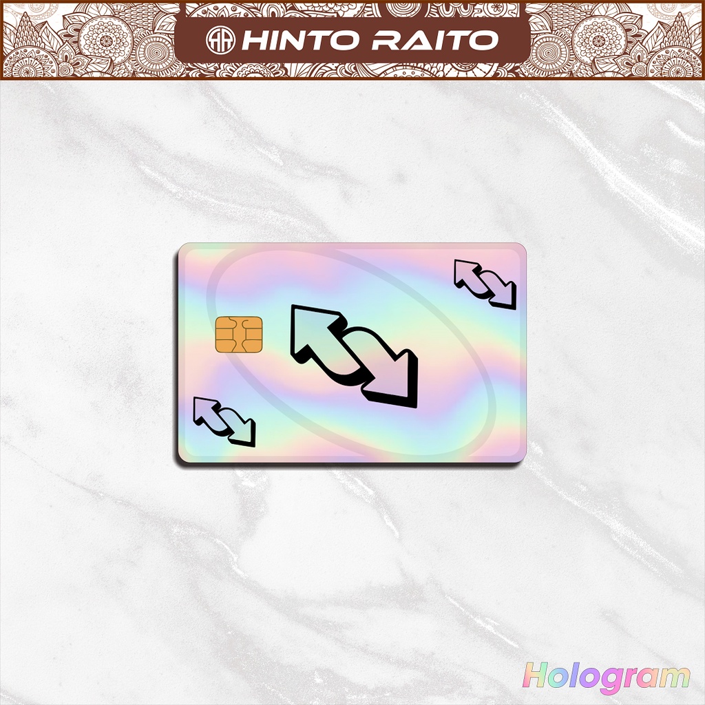 Jual Stiker Kartu ATM Uno Reverse Spesial Hologram - Sticker Skin Card ...