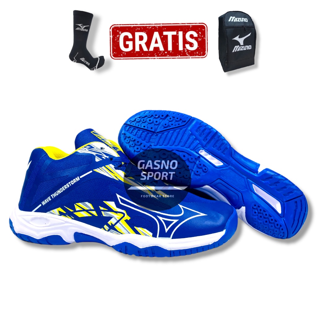 Jual Sepatu Voly Pria Mizuno Wave Thunderstorm Terlaris Sepatu Volly ...