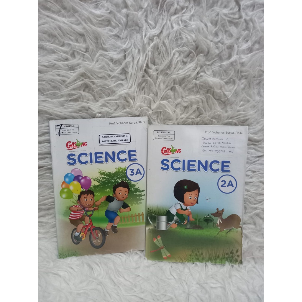 Jual Harga satuan!! Buku siswaGasing Science 2A dan 3A BUKU BEKAS ...