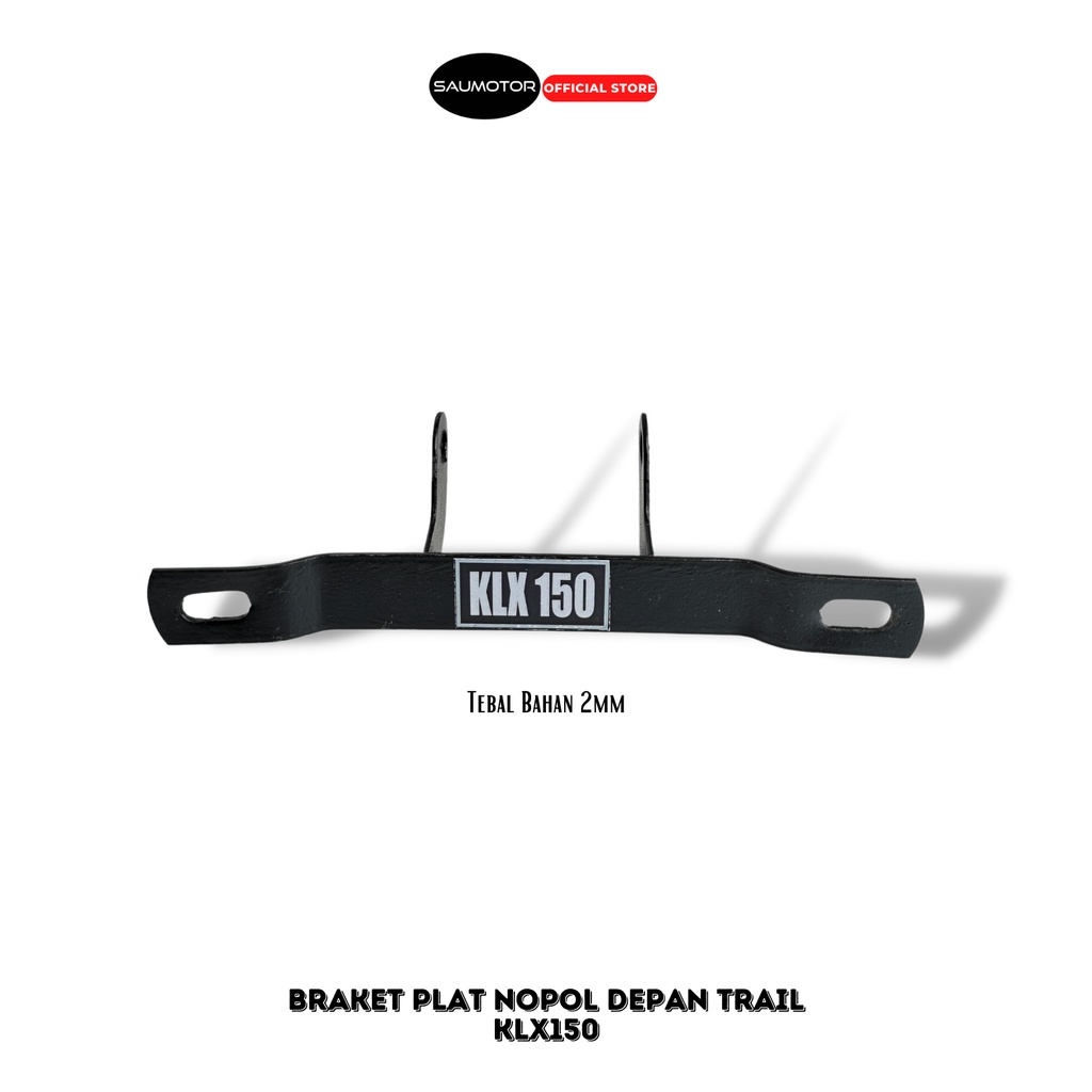 Jual Saumotor Braket Plat Nopol Depan Klx Dtracker Dudukan Plat Nopol ...
