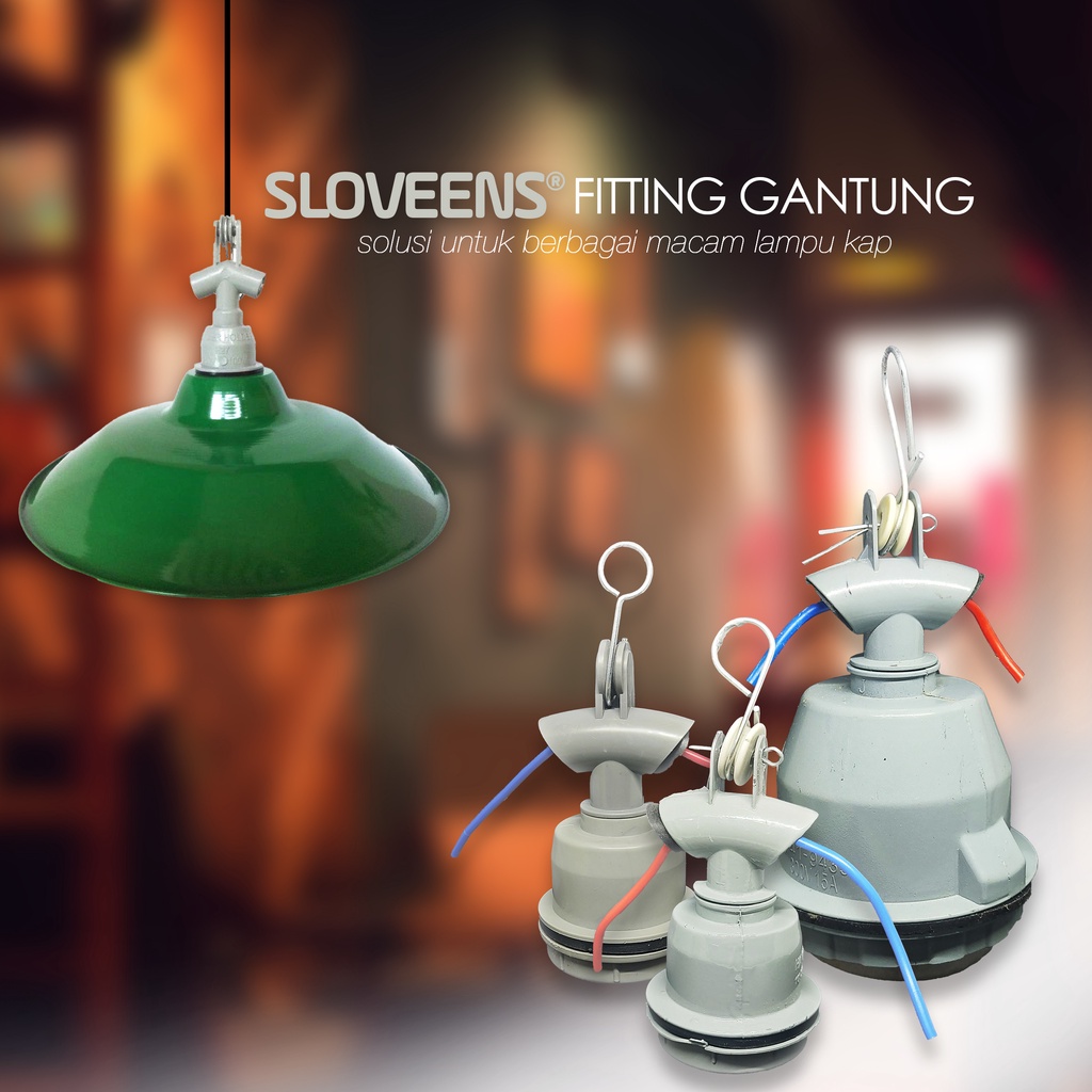 Jual FITTING GANTUNG OUTDOOR WD E27 BAHAN ABS TAHAN PANAS TIDAK KARAT DENGAN SEAL ANTI TAHAN AIR ...