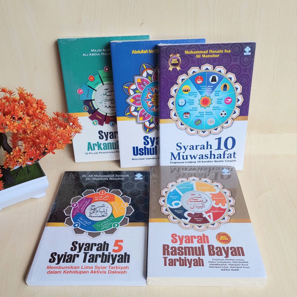 Jual paket Syarah Ushul Isyrin Syarah Arkanul Baiah Syarah 5 Syiar ...
