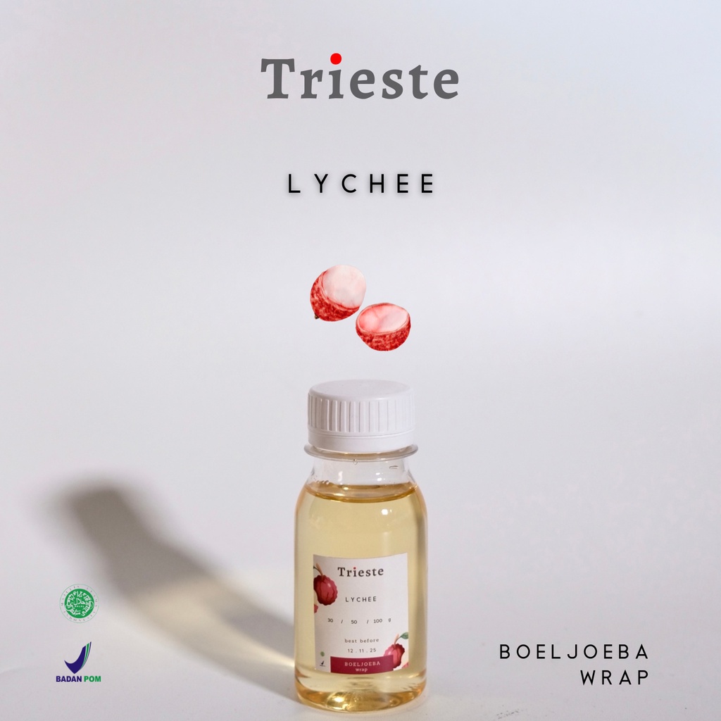 Jual Trieste Lychee Syrup Repack [30, 50, 100] g | Shopee Indonesia