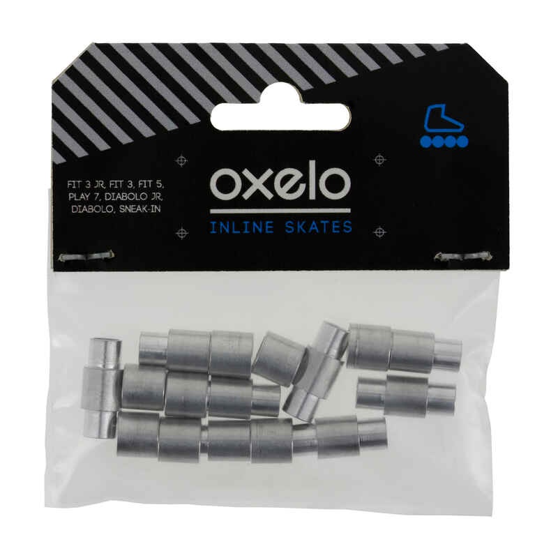 Jual Oxelo Aluminium inline skating spacers pack 8 mm / 6 mm 8122625 ...