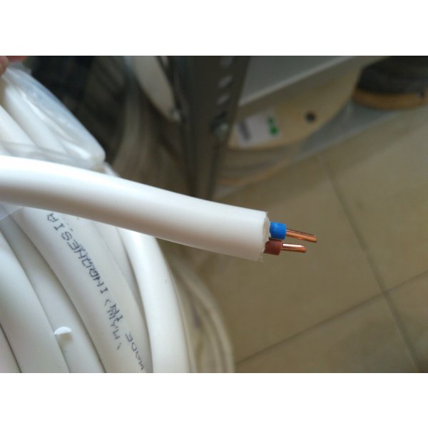 Jual Kabel METAL Isi 2x2,5 mm Kabel Listrik Tembaga Kuningan / Kabel ...