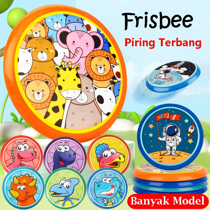Jual Mainan Anak Frisbee Piring Lempar Soft Boomerang Flying Disc disk ...