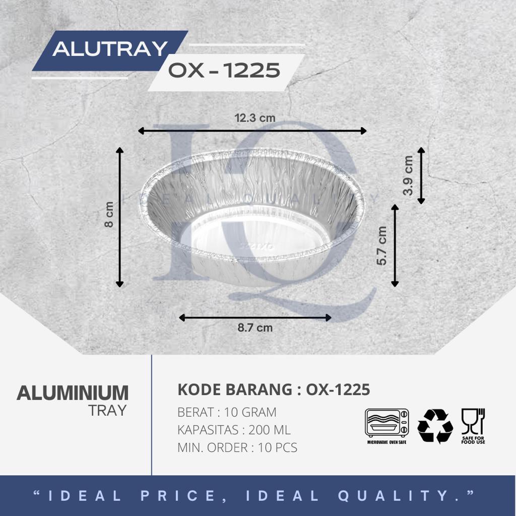 Jual LOYANG WADAH ALUMINIUM FOIL TRAY OX 1225 ALUMINIUM TRAY CUP OX ...
