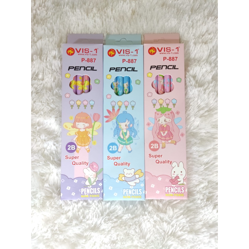 Jual Pensil 2B P-887 VIS-1 Peri | Shopee Indonesia