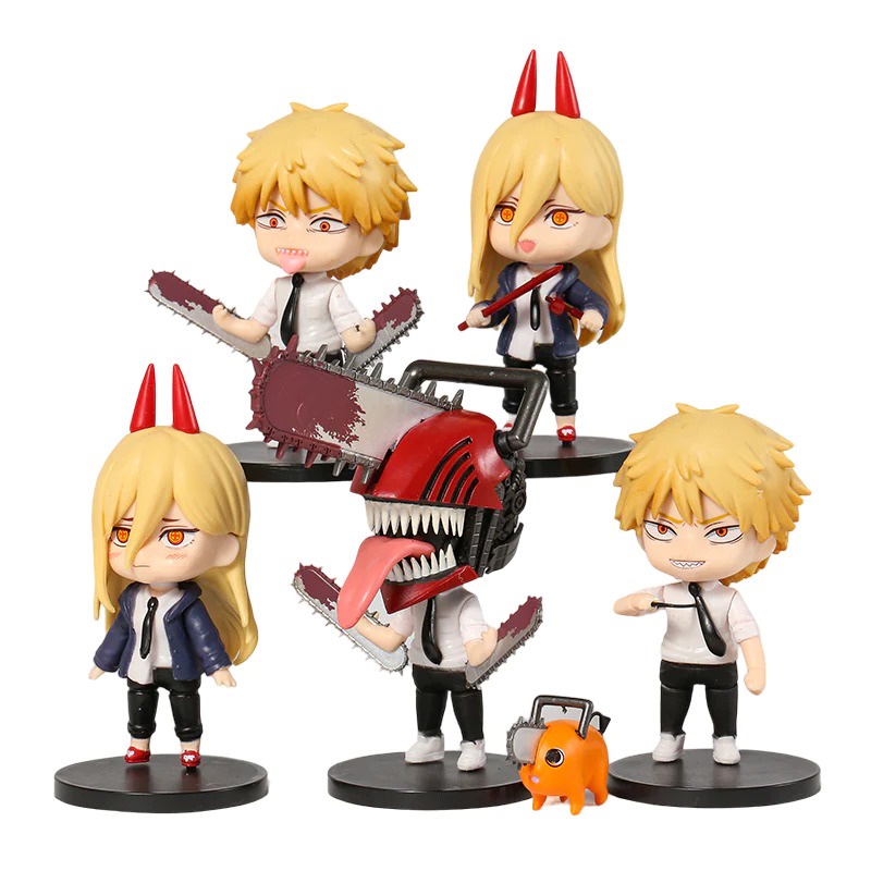 Jual Mainan Action Figure Chibi Chainsaw Man Denji, Chainsaw Man, Power ...