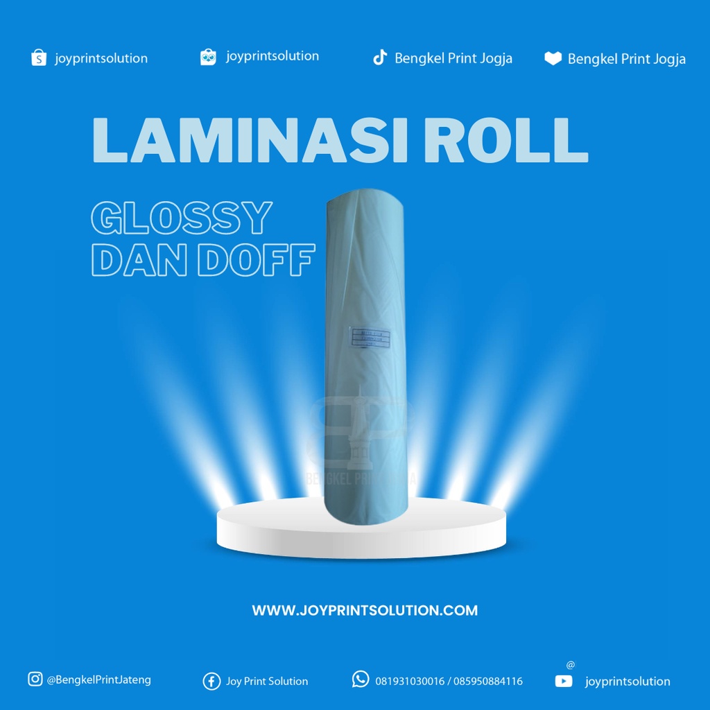 Jual Laminasi Roll Glossy Dan Doff 28 Micron | Shopee Indonesia