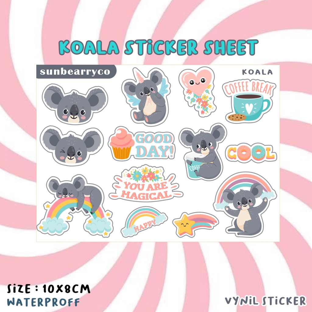 Jual Koala Sticker Pack | Shopee Indonesia