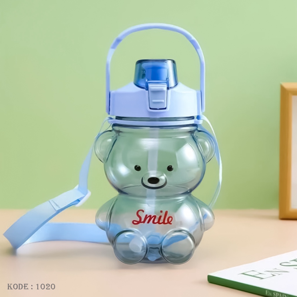 Jual Botol Minuman Beruang Botol Minum 1000ML Kode 1020 Viral Gemoy ...