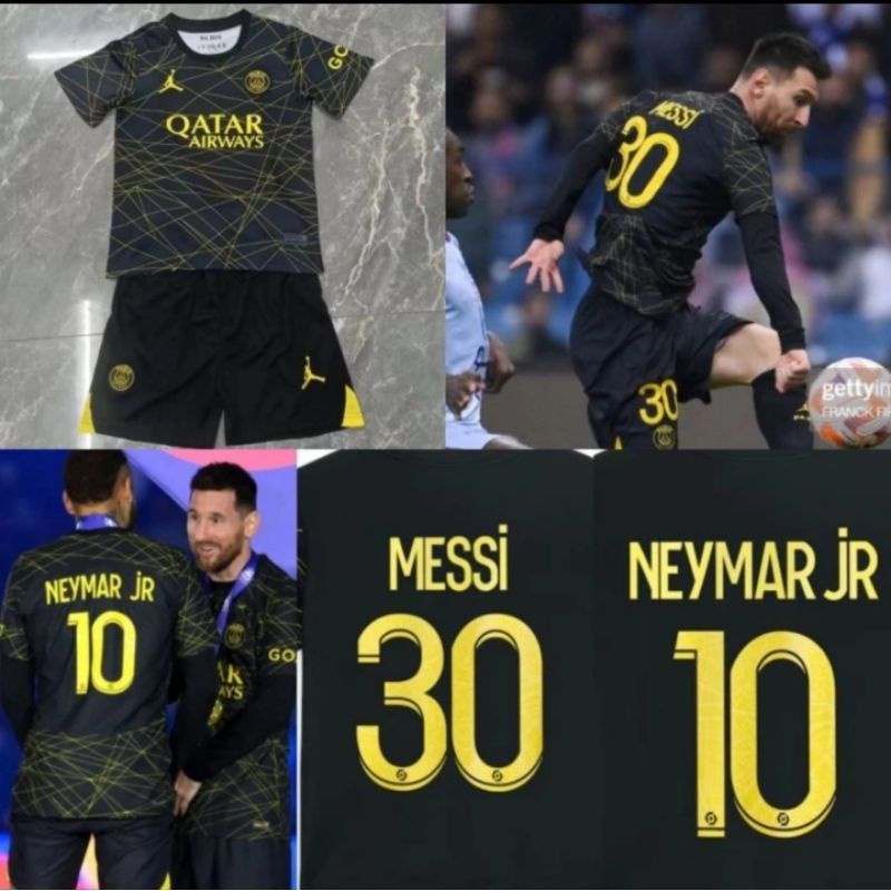 Jual JERSEY BOLA KIDS ANAK PSG NEW 4TH GRADE ORI OFFICIAL PLUS NAMSET ...