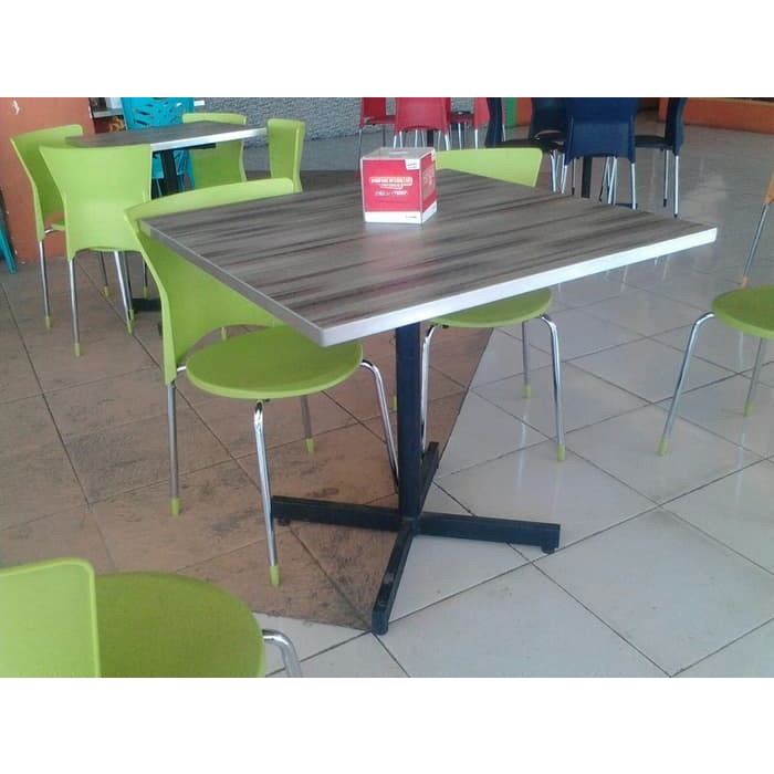 Jual LJ1 Meja cafe meja kafe meja kantin meja resto meja makan kaki ...