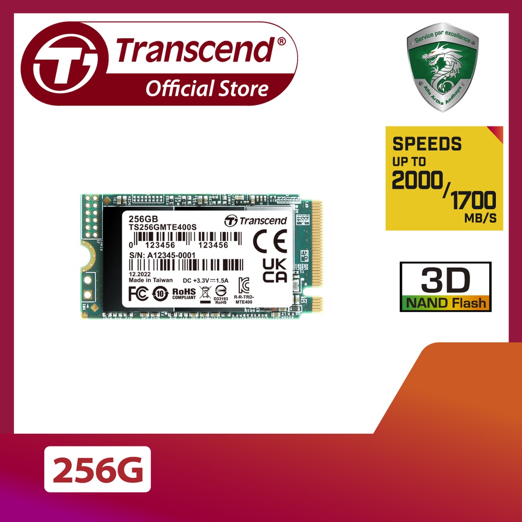 Jual Transcend SSD MTE400S M.2 2242 NVMe PCIe Gen3 x4 for Ultrabook | Shopee Indonesia