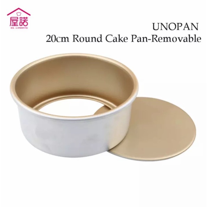 Jual Unopan - UN16060 Round Cake Pan - Removable Bottom (Non stick ...