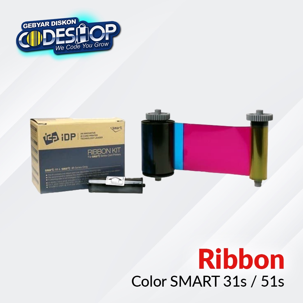 Jual IDP Ribbon Kit Color YMCKO SMART Series Card Printers Tinta Warna ...
