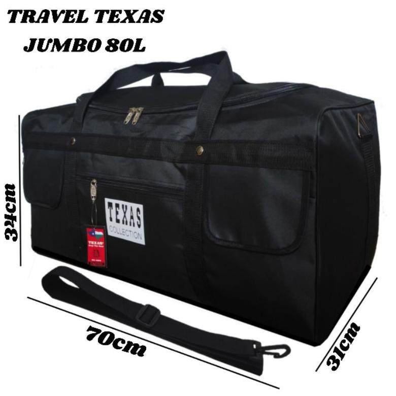 Jual Tas pakaian travelbag jumbo texas / tiwan 80L tas baju besar BIG ...