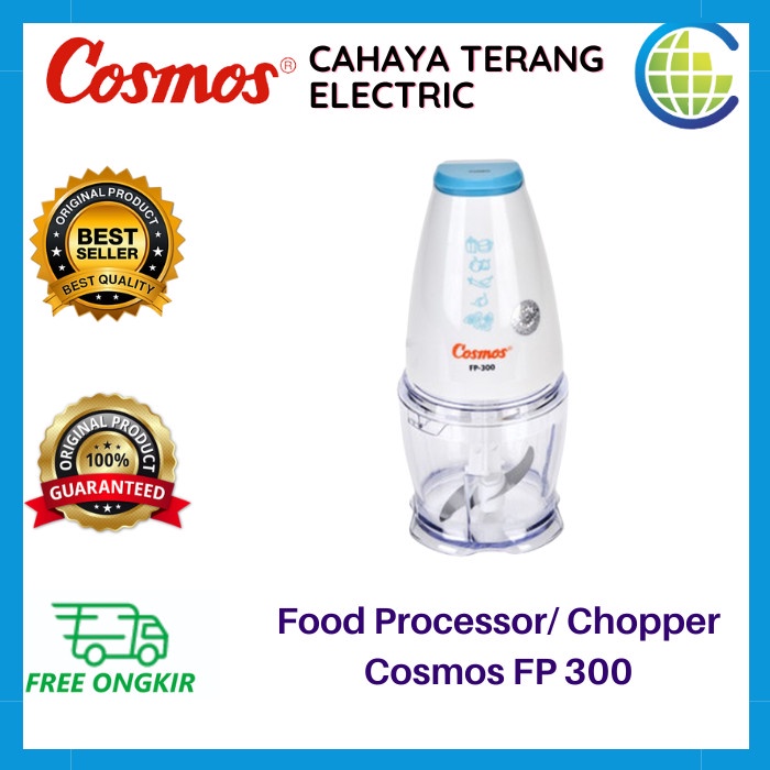 Jual Cosmos Chopper Mini Food Processor FP 300 FP300 Blender Bumbu ...