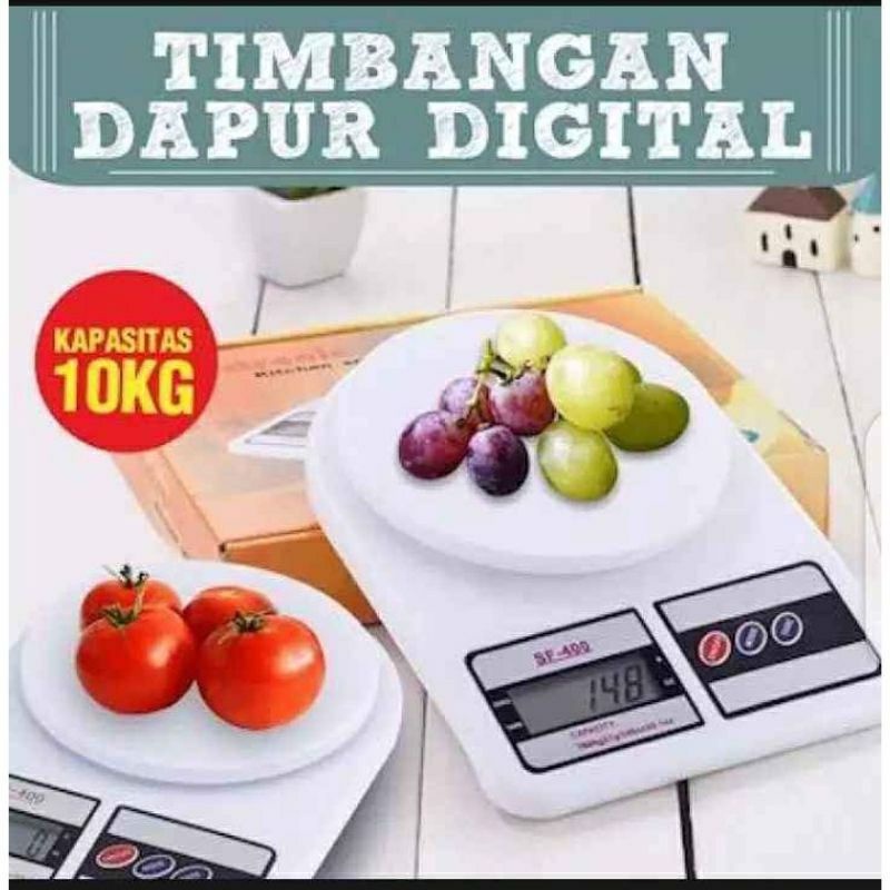 Jual Timbangan Dapur Digital 10kg SF400/ Kitchen Scale 10kg | Shopee Indonesia