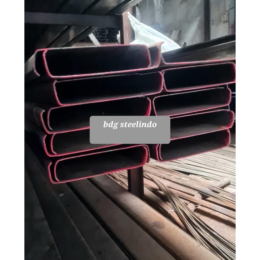 Jual Besi CNP 100x45x16/ besi canal C 100x1.6 mm | Shopee Indonesia