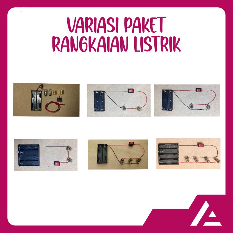Jual Paket Rangkaian Listrik Seri atau Paralel untuk Praktik SD plus ...