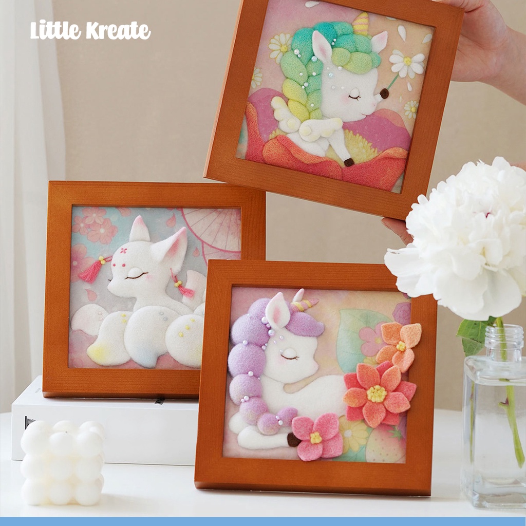 Jual Needle Felt Frame Set - Little Kreate DIY Needle Felting Frame Kit ...