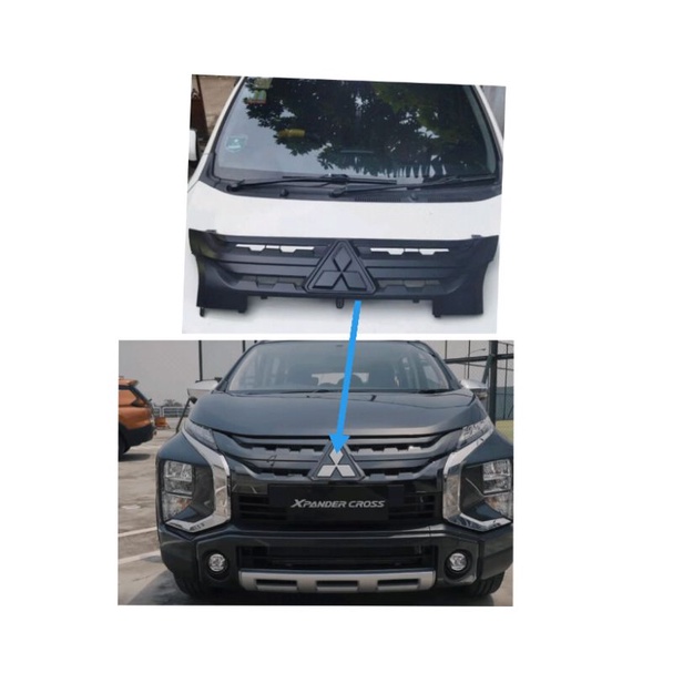 Jual grill grile bumper bagian depan mitsubishi xpander cross 2021 up ...