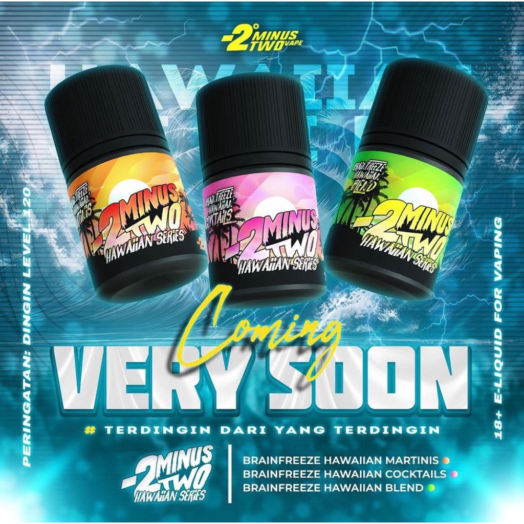 Jual MINUS TWO HAWAIIAN SERIES 60ML BY VAPE PACKERS E-LIQUID | Shopee ...