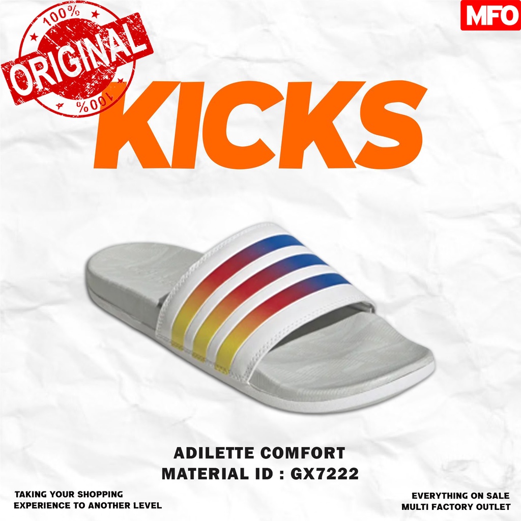 Jual ADILETTE COMFORT ORIGINAL ORI SANDAL ADIDAS GX7222 | Shopee Indonesia