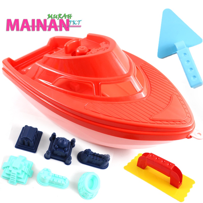 Jual FIGUREANS MAINAN ANAK PERAHU BESAR DAN CETAKAN PASIR YP9 SET ...