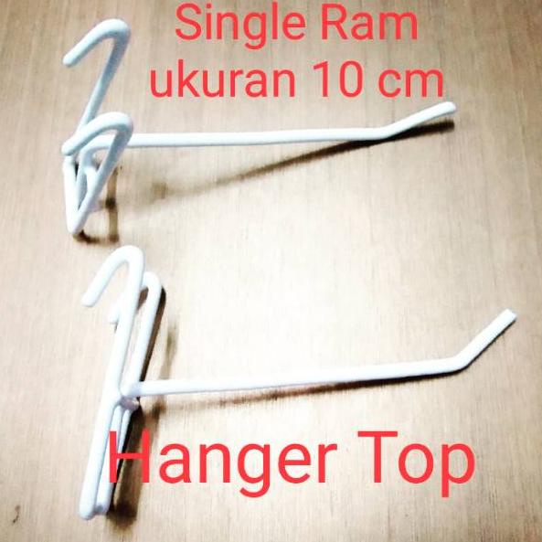 Jual [KODE 77] CANTOLAN RAM SINGLE RAM PUTIH UKURAN 10 CM HARGA PER 10 ...