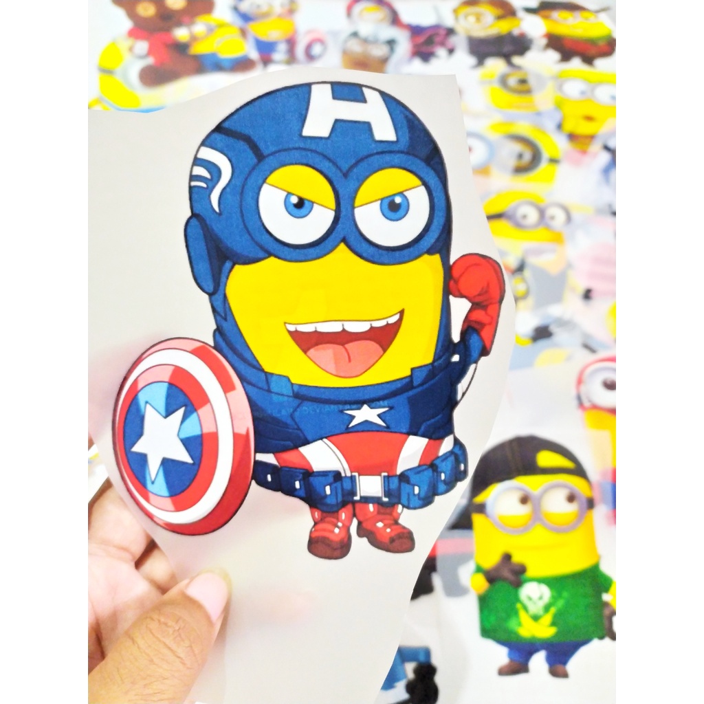 Jual SABLON DTF SETRIKA MINION UNTUK KAOS TOTEBAG TOPI | Shopee Indonesia