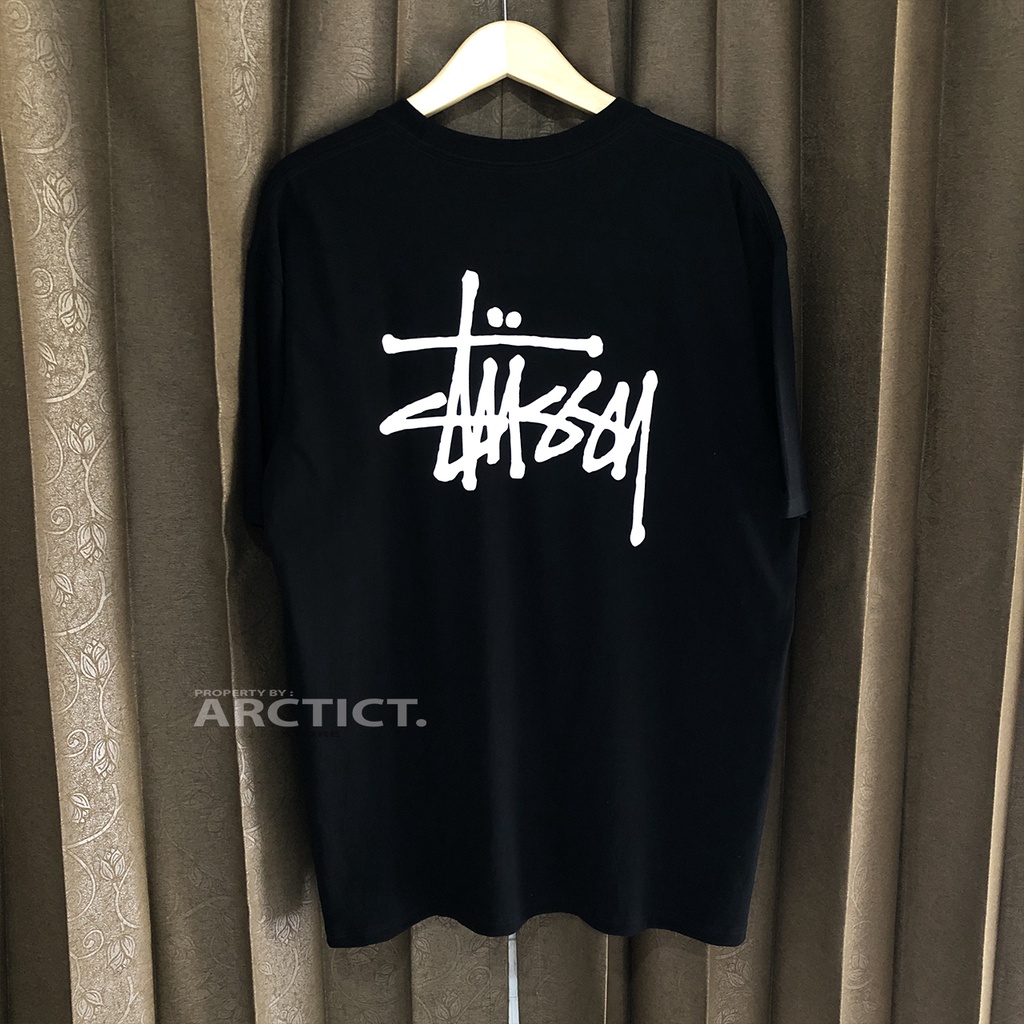 Jual STUSSY BASIC TEE - BLACK | KAOS STUSSY | Shopee Indonesia