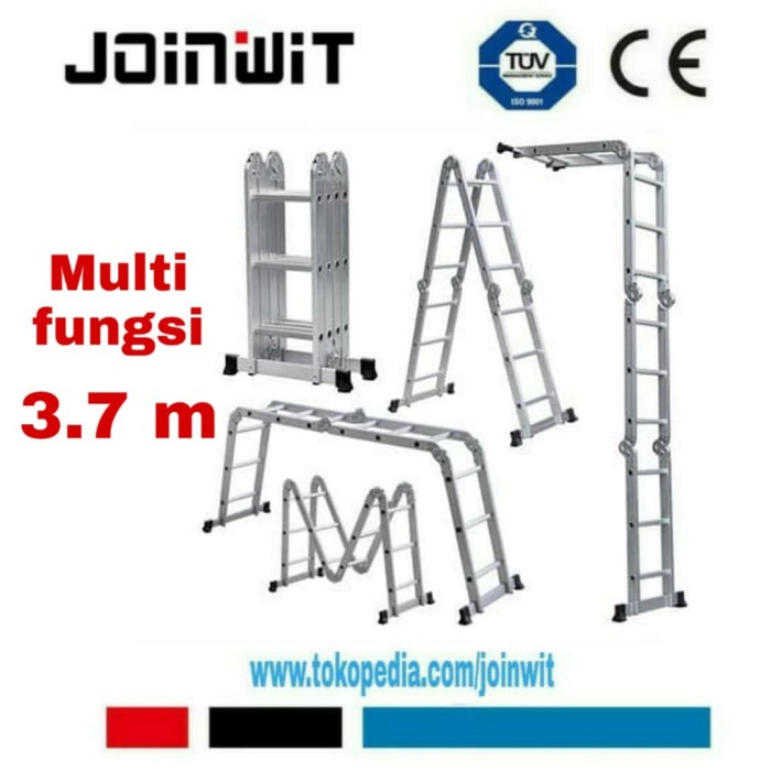 Jual Tangga Lipat Multifungsi AMG 3,7 METER / TANGGA ALUMINIUM 3.7Meter ...