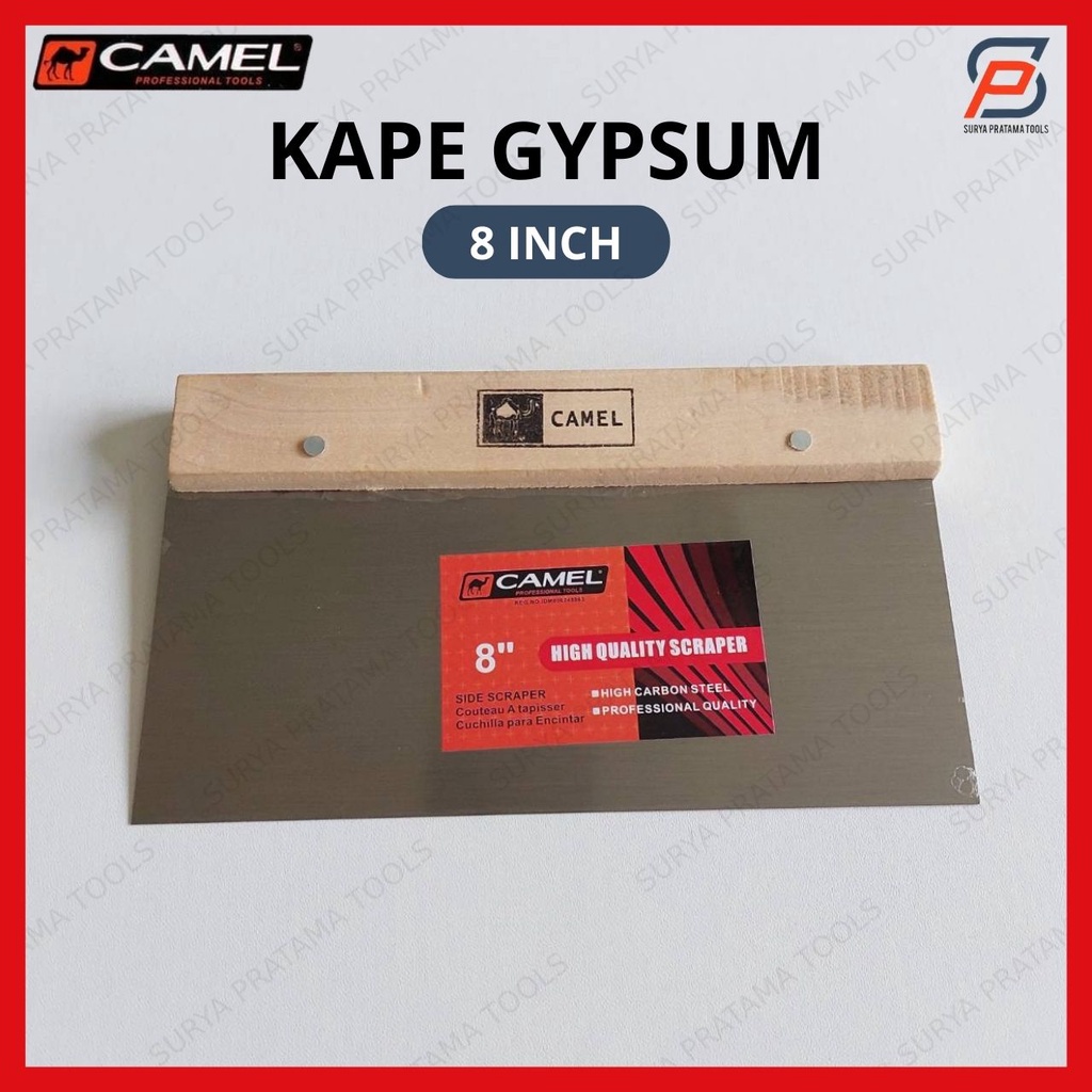 Jual Kape Gypsum Kayu 8 Inch Camel / Kape Skrap Gipsum 8" Plafon Tembok ...
